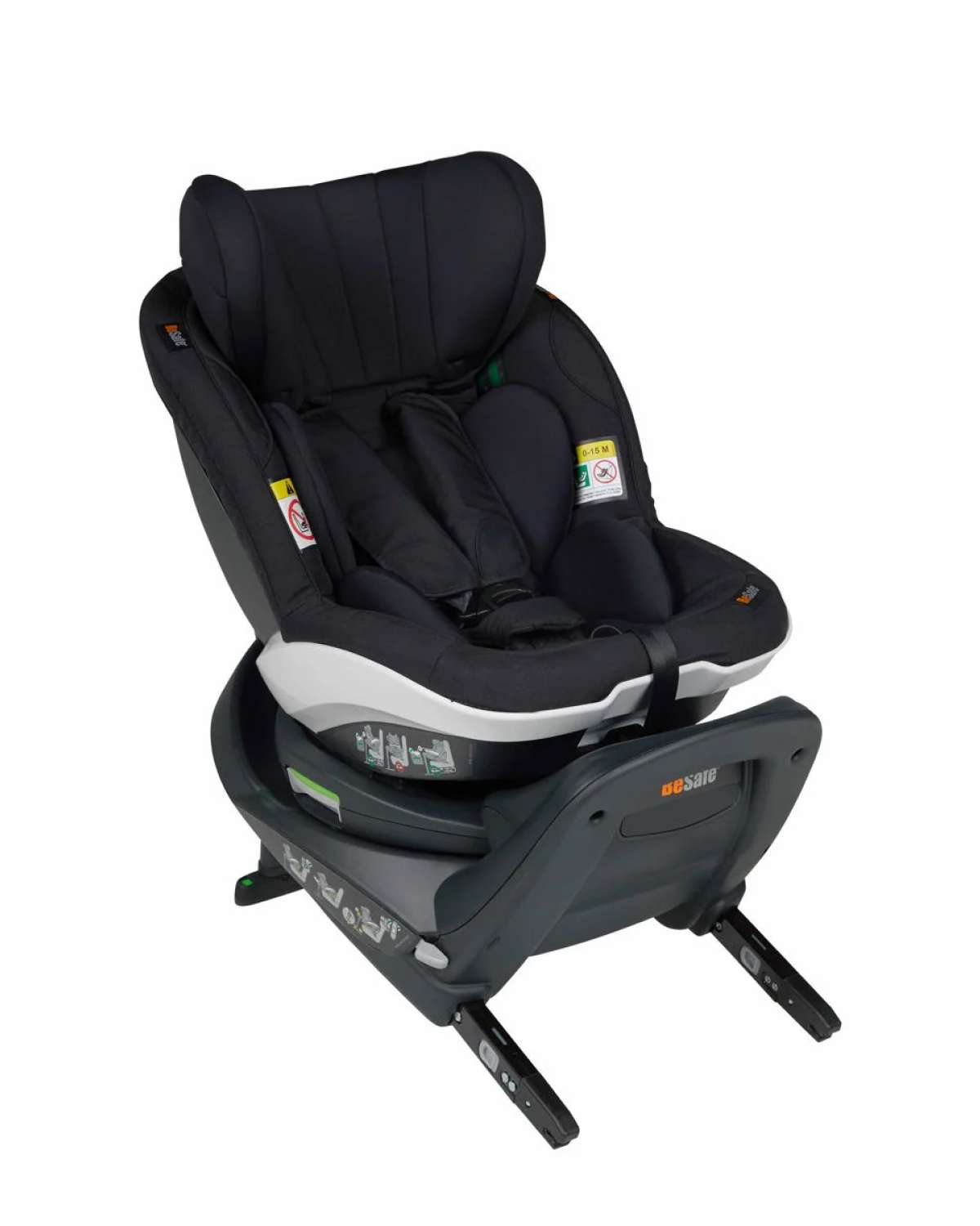BeSafe iZi Turn i-Size | Bilstol Barn 6m-4år - Fresh Black