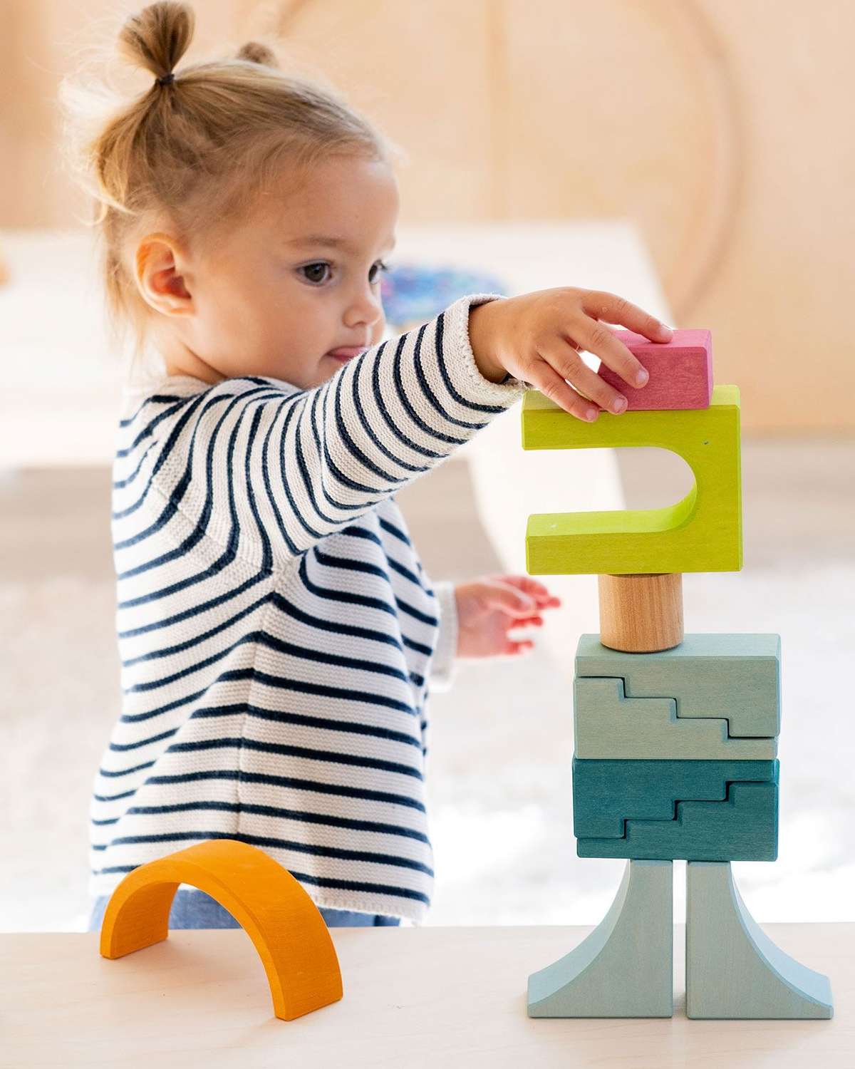 Grimms Leker - Byggesett 24pk | Building World Cloud Play